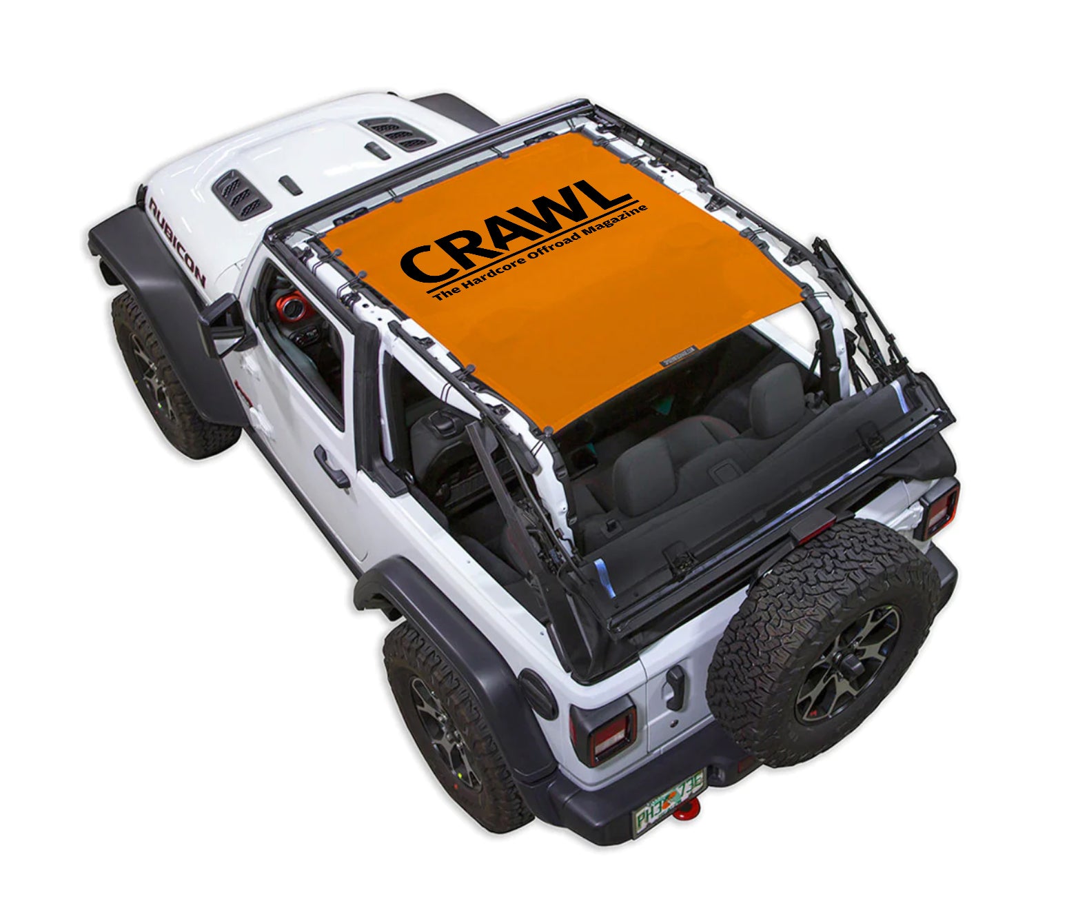 Jeep Wrangler JL JL2D CRAWL MAGAZINE SPIDERWEBSHADE